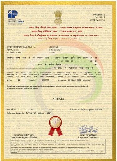 Trademark Certificate